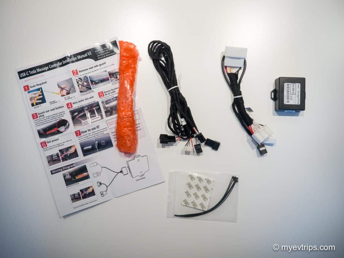 Tesla Massage Seat Module Install and Review | MYEV Trips